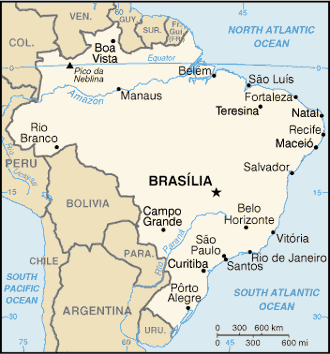 Map Of Brazil Map Of Brazil